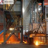 China Industrial EAF Electric Arc Furnace 50T-150T with Large Sectional Area Water Cooled Cables and 6400mm Furnace Diameter for sale