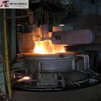 China Industrial EAF Electric Arc Furnace 50T-150T with Large Sectional Area Water Cooled Cables and 6400mm Furnace Diameter for sale