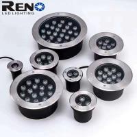 China 3000K-6500K LED Inground Light 24v rgbw With Bridgluxe Chip for sale