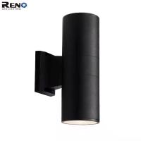 China Outdoor Wall Mounted LED Lamps AC85V-220V 5W*2 COB Aluminum Black for sale