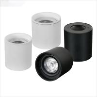 China Black Surface Mounted Cob Light , Epistar Ip44 Adjustable Downlights 0.008KW for sale