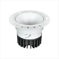 China 12w Cob Anti Glare LED Downlights Recessed 2000LM Lumens Black Baffle for sale