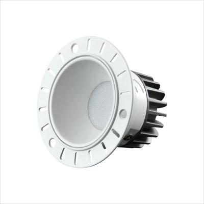 China 12w Cob Anti Glare LED Downlights Recessed 2000LM Lumens Black Baffle for sale
