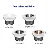 China Round Recessed LED Downlights 36w High Power With Eaglcrise Driver for sale