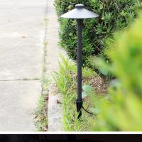 China 7w Bollard Led Path Light , Black Landscape Lights EMC Approved for sale