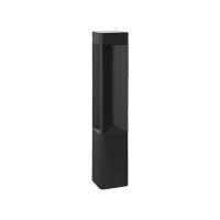 China Osram Chip LED Lawn Lamp 10w Triangle Bollard Light Matte Black for sale