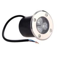 China Matte Black In Ground Landscape Lights 110 lumen/W IP65 Protection for sale