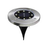 China Solar In Ground Landscape Lights 90 CRI 6500K Color Temperature Matte Black for sale