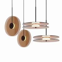 China AC85-265V Round Led Pendant Light , E27 Modern Hanging Ceiling Lights for sale