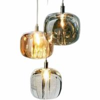 China 265V Modern Ceiling Pendant Lights , SAA Crystal Hanging Lights For Bedroom for sale
