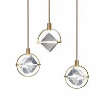 China Crystal LED Hanging Pendant Lights 90 CRI 60Hz 50000h Working lifetime( for sale