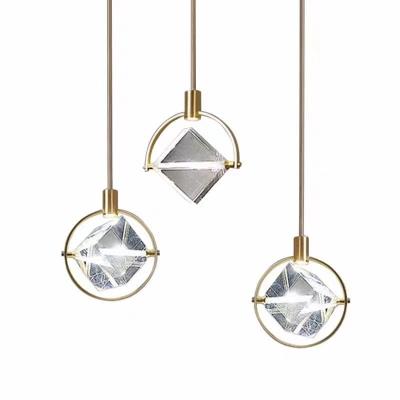 China Crystal LED Hanging Pendant Lights 90 CRI 60Hz 50000h Working lifetime( for sale