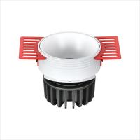 China Aluminum Led Spotlight Downlight , Low Glare Downlights Colorful Baffle 20w for sale