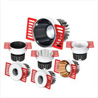 China Aluminum Led Spotlight Downlight , Low Glare Downlights Colorful Baffle 20w for sale