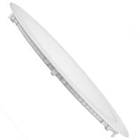 China Aluminum Recessed Flat Panel Led Lights 18w Round 3000-6000K CCT for sale