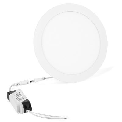 China Aluminum Recessed Flat Panel Led Lights 18w Round 3000-6000K CCT for sale