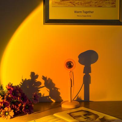 China USB DC5V LED Rainbow Sunset Projection Floor Lamp For Home Decor for sale