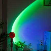 China USB DC5V LED Rainbow Sunset Projection Floor Lamp For Home Decor for sale
