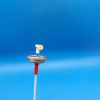 China One Inch Metered Valve with Metal Stem and L Shape Actuator – High-Precision Aerosol Valve + Ergonomic Design + Industri for sale