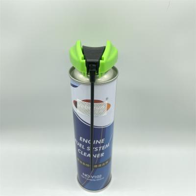 China Dual Position Foldable Aerosol Trigger Spray Cap with Ergonomic Grip for Continuous Spray Use for sale