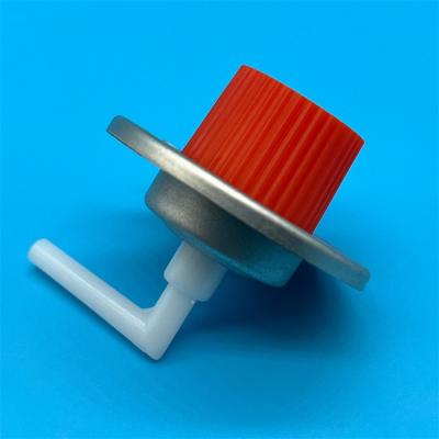 China Adjustable Flame Control Propane Butane Gas Cartridge Valve High Pressure Safety Universal Fit for sale