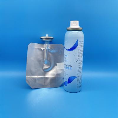China Cosmetics Elegant Silver Bag On Valve + High-Performance Aerosol Valve + Robust Construction for sale