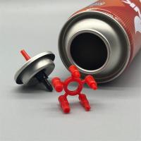 China Reliable Refill Solution Butane Gas Refill Valve For Outdoor And Everyday Use 1Inch Diameter for sale