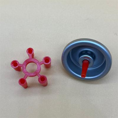 China Reliable Refill Solution Butane Gas Refill Valve For Outdoor And Everyday Use 1Inch Diameter for sale
