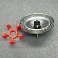 China Durable 40mm Metal Stem Butane Gas Filler Valve For Industrial Refueling for sale