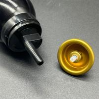 China Child-Resistant Safety Lock Hair Mousse Dispensing Nozzle for Family Households with Push-Turn Mechanism for sale
