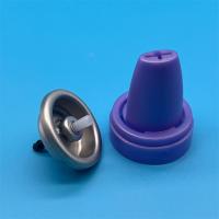China Child-Resistant Safety Lock Hair Mousse Dispensing Nozzle for Family Households with Push-Turn Mechanism for sale