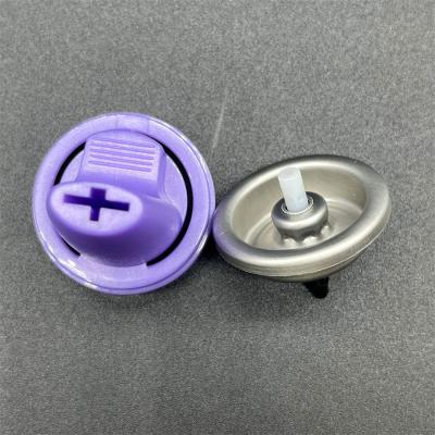China 1 Inch Hair Mousse Aerosol Valve With Actuator For Conditioning Foam Mousse for sale