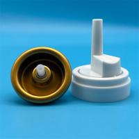 China Hair Mousse Inverted Aluminum Valve with Chemical-Resistant Seal for Salon Products for sale
