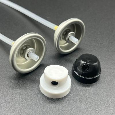 China 1 Inch Tinplate/Aluminum Aerosol Valve And Actuator Ideal For Deodorant Body Spray Valve for sale