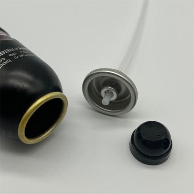 China Aerosol Body Spray Valve with Wide Gentle Mist Nozzle Leak-Proof Seal and 360-Degree Operation for Even Fragrance Layering for sale