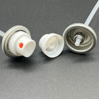 China Dry Shampoo Valve with Leak-Proof Crimp Valve for Beauty Haircare Brands for sale