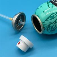 China Advanced Aerosol Valve Actuator for Dry Shampoo Applications with Anti-Clog and Full-Angle Spray Design for sale