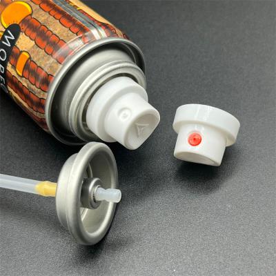 China Advanced Spray-Control Aerosol Valve for Dry Shampoo Applications for sale