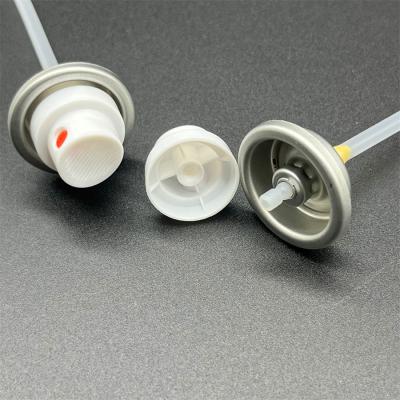 China Professional Dry Shampoo Aerosol Valve with Ultra-Fine Atomization and Full 360° Operation for sale