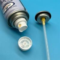 China Advanced Aerosol Valve Actuator for Dry Shampoo Applications with Anti-Clog and Full-Angle Spray Design for sale