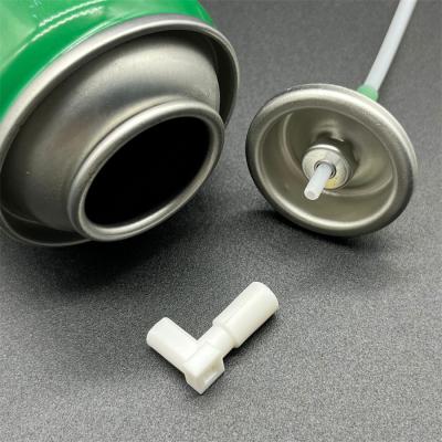 China 1Inch Metered Valve Aerosol With L Shape Actuator Precision Control Valve For Air Fresheners Durable And Reliable for sale
