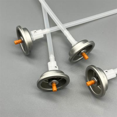 China High-Performance 360 Degree Aerosol Valve With Actuator for Specialty Foams and Sealants with Clog-Resistant Design for sale