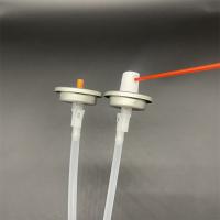 China 360 Degree Direction Aerosol Valves With Actuator for lubricant Aerosol Tin Cans for sale