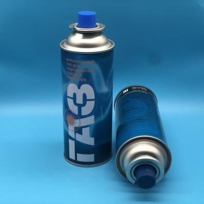 China Diameter 65mm Butane Gas Can for Outdoor Cooking Reliable & Portable Aerosol Tin Can for sale