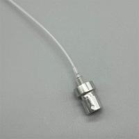 China Aluminium Plastic Silver Color Perfume Pump With Cap Chic Dispenser For Perfumes for sale