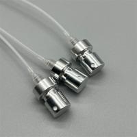 China Aluminium Plastic Silver Color Perfume Pump With Cap Chic Dispenser For Perfumes for sale