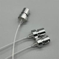 China Aluminium Plastic Silver Color Perfume Pump With Cap Chic Dispenser For Perfumes for sale