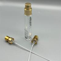 China Luxurious Golden Perfume Bottle Sprayer - Elegant Dispenser for Fragrances for sale