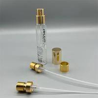 China Luxurious Golden Perfume Bottle Sprayer - Elegant Dispenser for Fragrances for sale