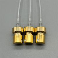 China Luxurious Golden Perfume Bottle Pump Elegant Dispenser for Fragrances for sale